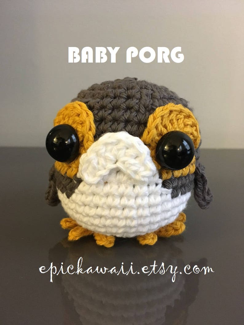PATTERN: Baby Porg Star Wars Last Jedi Crochet Amigurumi Doll - Etsy Canada