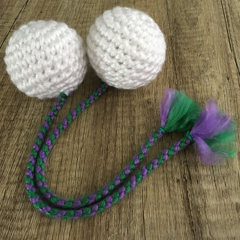 PATTERN: Easy DIY Crochet Poi Balls Maori Hawaiian Polynesian - Etsy