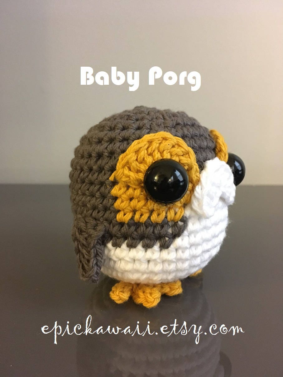PATTERN: Baby Porg Star Wars Last Jedi Crochet Amigurumi Doll - Etsy Canada