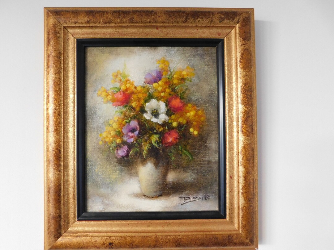 French Oil on Canvas Still Life Painting by Pierre Sorel - Etsy