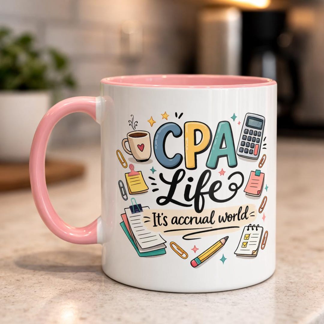 CPA Life Accounting Mug, Funny CPA Gift, Funny Accountant Gift, Cpa ...