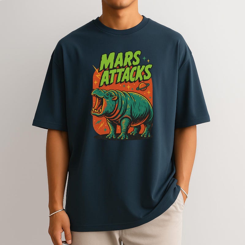Mars the Hippo Merch - Etsy