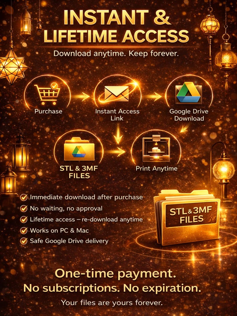 150 Lamp 3D Print Models STL & 3MF Files Bundle | Modern Lighting, Home ...