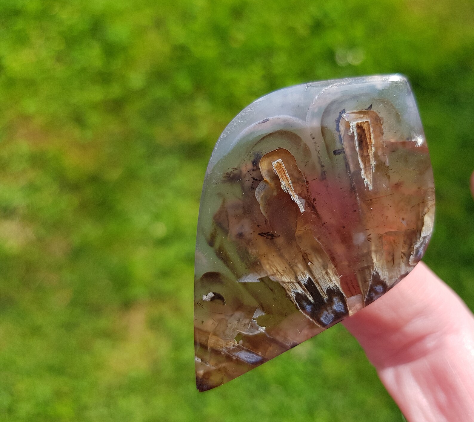 56mm Turkish Stick Agate or Tubular Agate Designer Cabochon 56 - Etsy