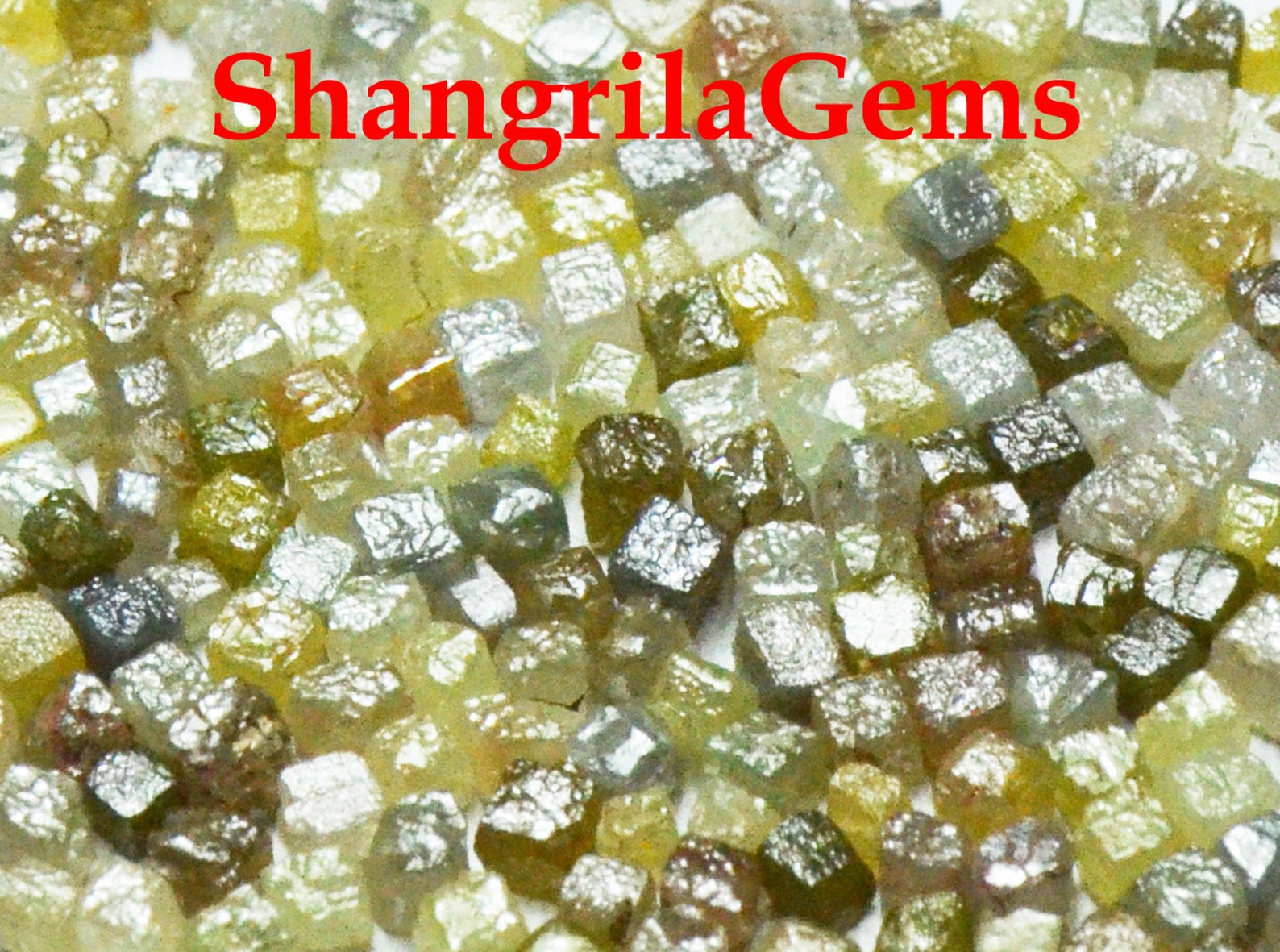 100 Cube Diamonds 1.5mm to 1.9mm Cube 5ct is 100 Pieces Mixed - Etsy