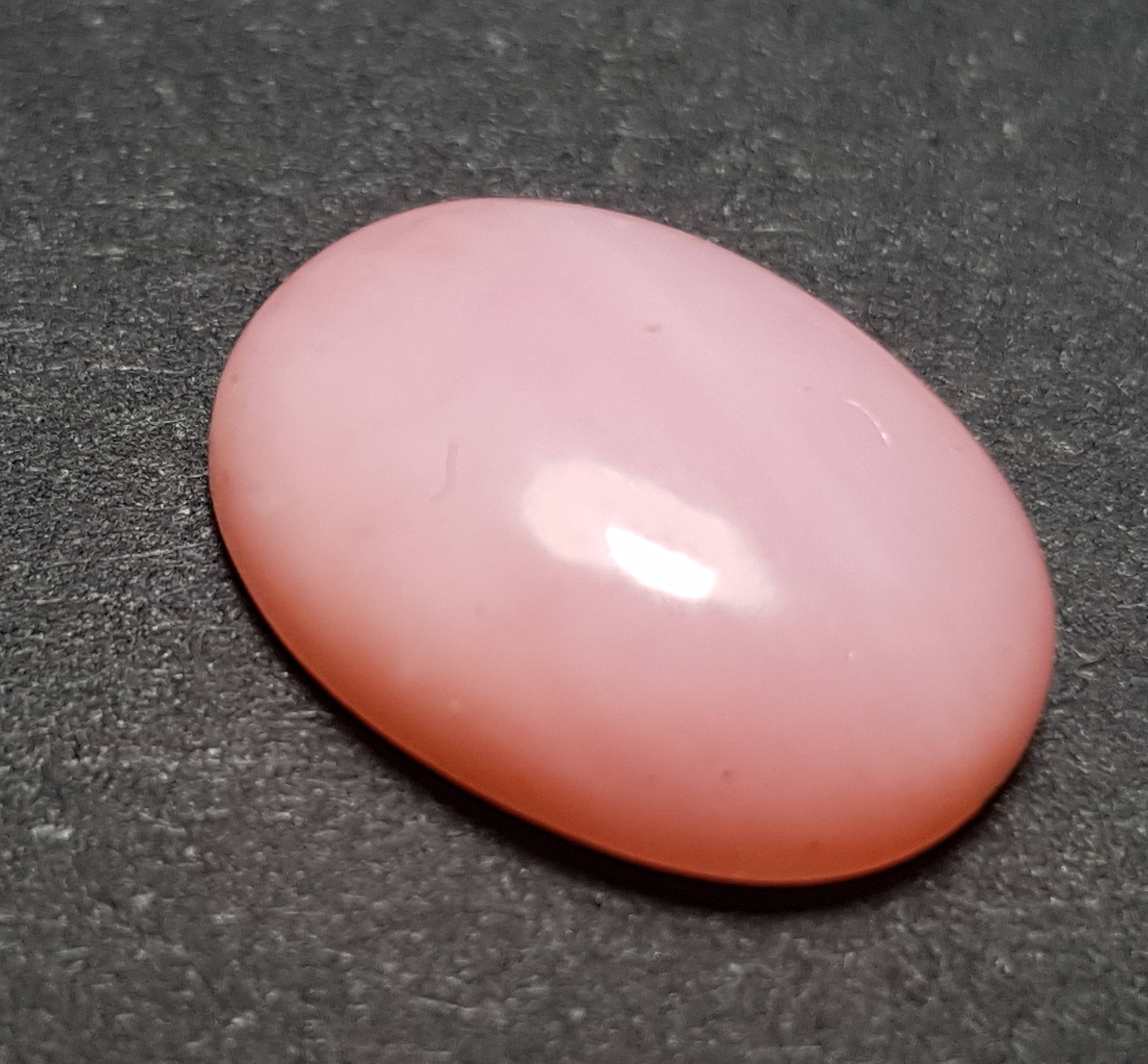 4.2ct 14mm Oval Sugar Pink Opal Cabochon 14 by 10 by 4.3mm - Etsy