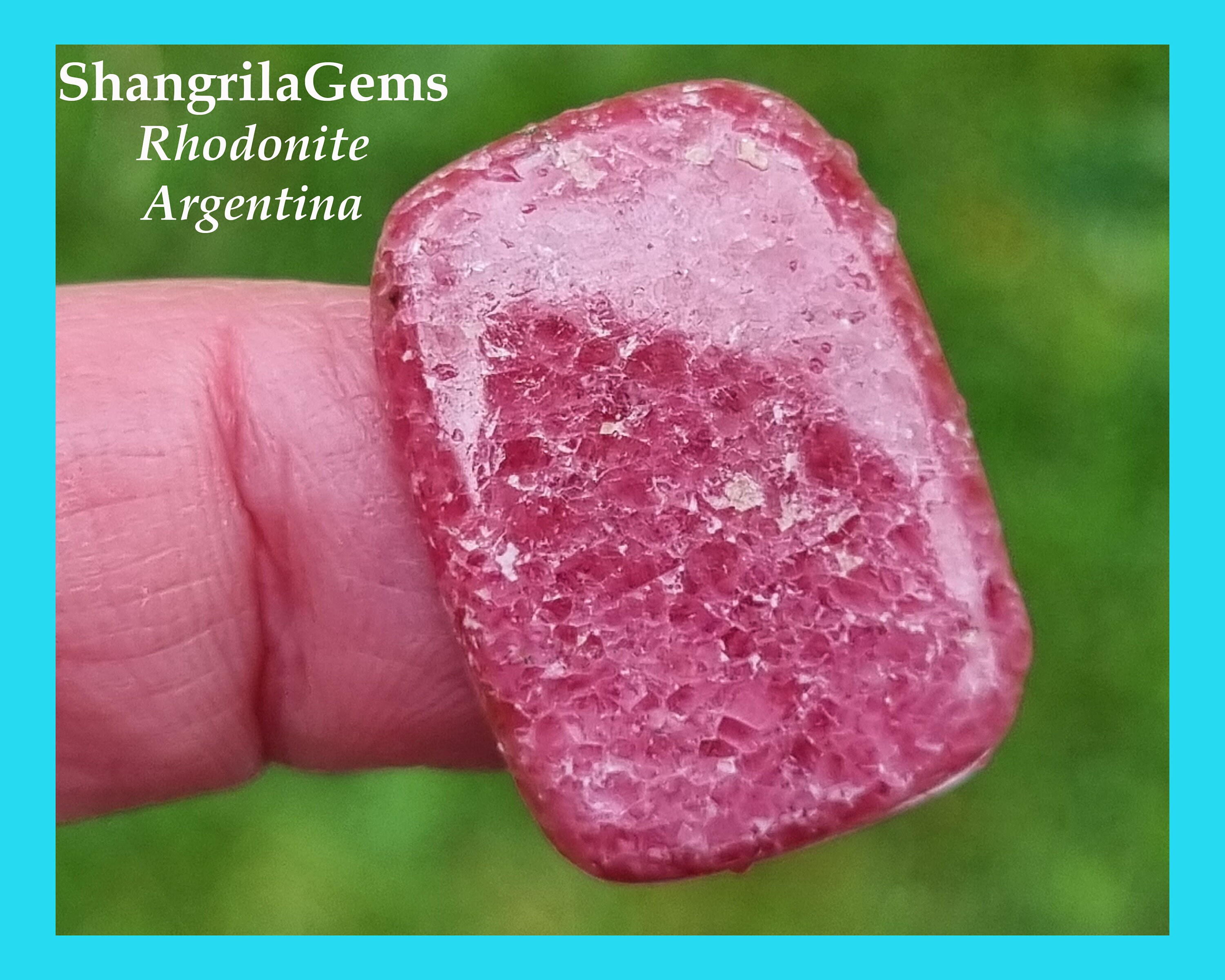 25mm Rhodonite Cabochon Cushion Oblong Rectangle 30ct 25 BY 18 by 5mm Argentina Etsy Norway