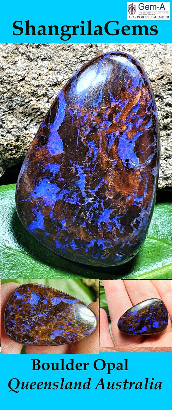 Electric Blue Opal