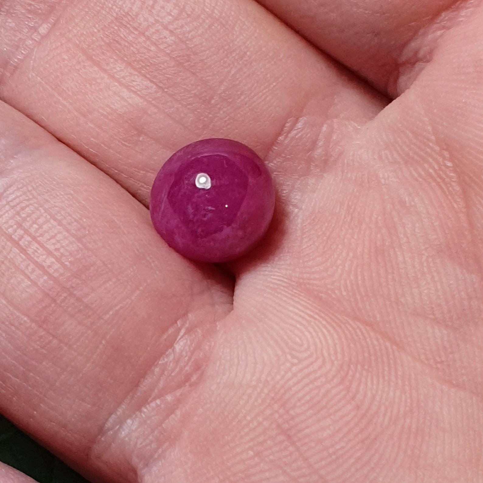 9.2mm 5.6ct Round Ruby Cabochon Mozambique UNHEATED 9.2 by - Etsy UK