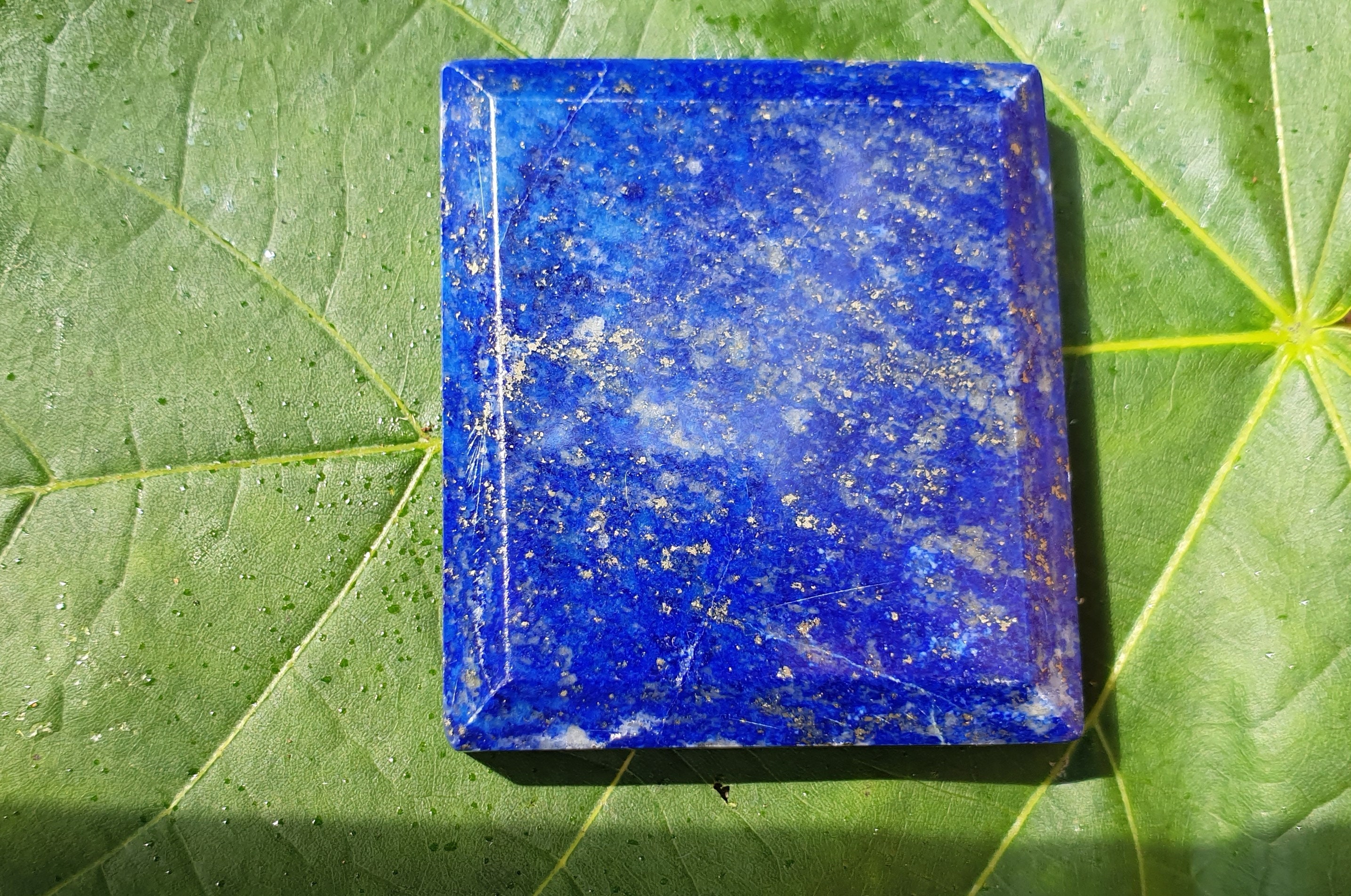 43mm 187ct Lapis Lazuli Rectangle Square Shape Cabochon 43 by - Etsy UK