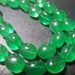 17 Line 10 to 14mm Green Beryl VIDEO LINK Tumble Beads Joban Infused ...