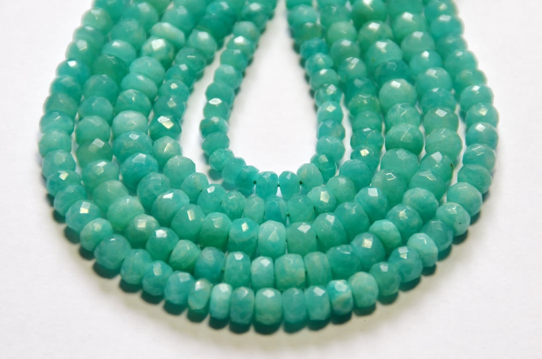 AAA 9 5mm Amazonite Faceted Beads - Etsy