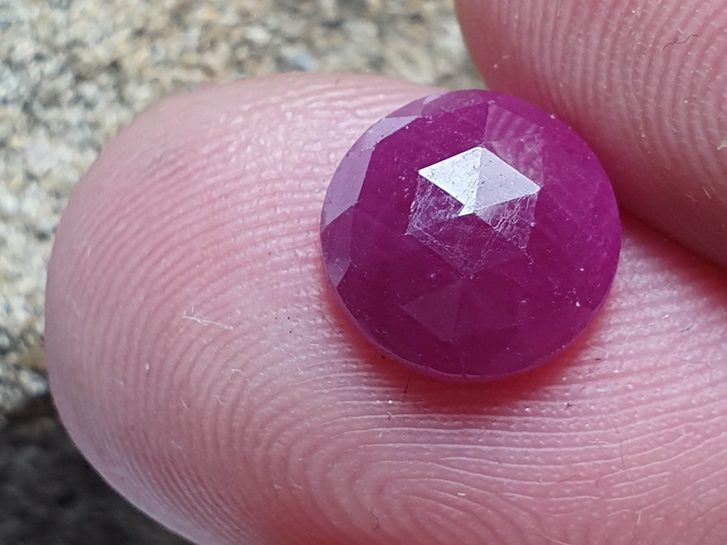 9mm Ruby Rose Cut 9 by 4mm Heat Only Mozambique 3.45ct Approx | Etsy UK