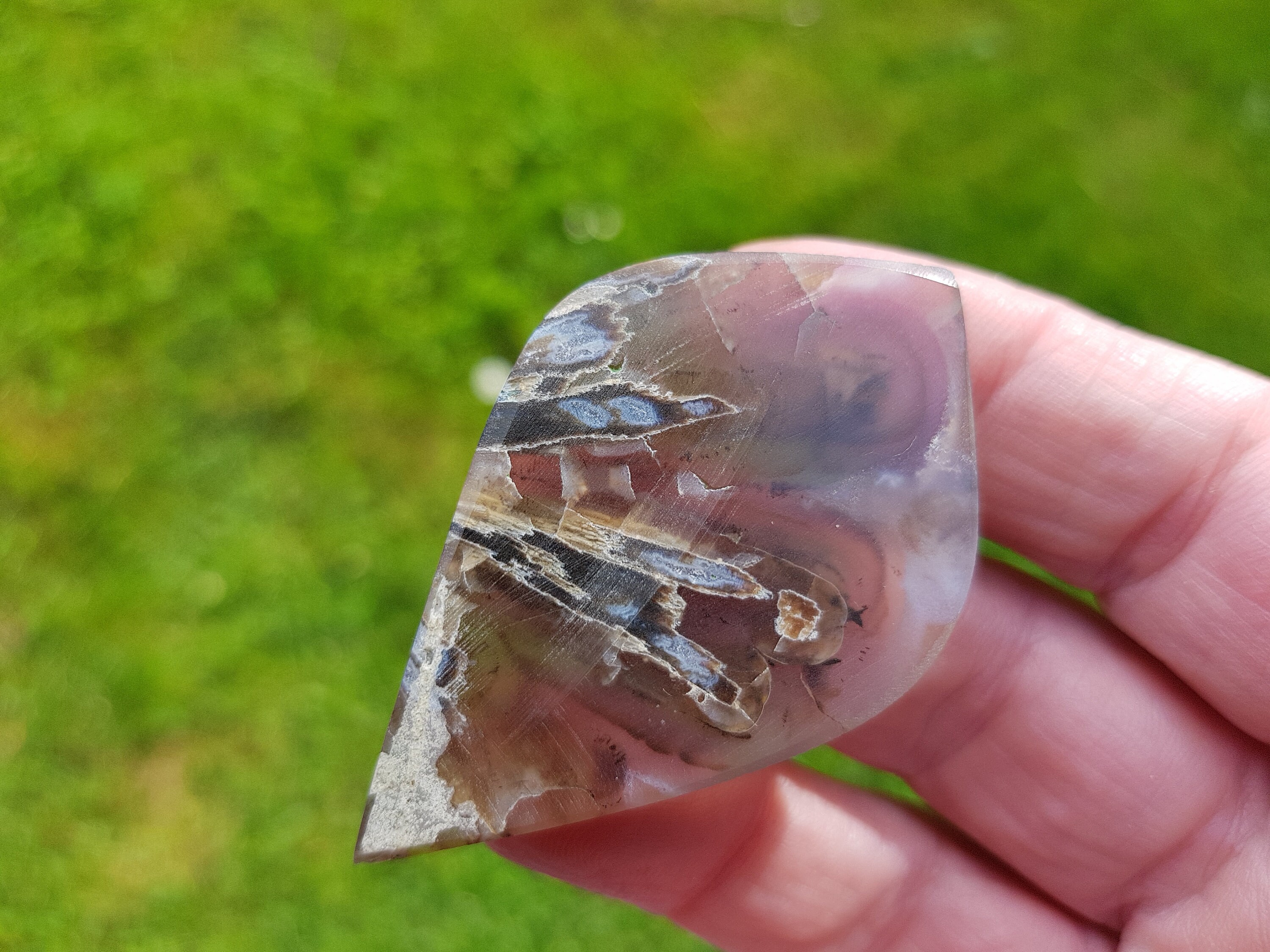 56mm Turkish Stick Agate or Tubular Agate Designer Cabochon 56 | Etsy