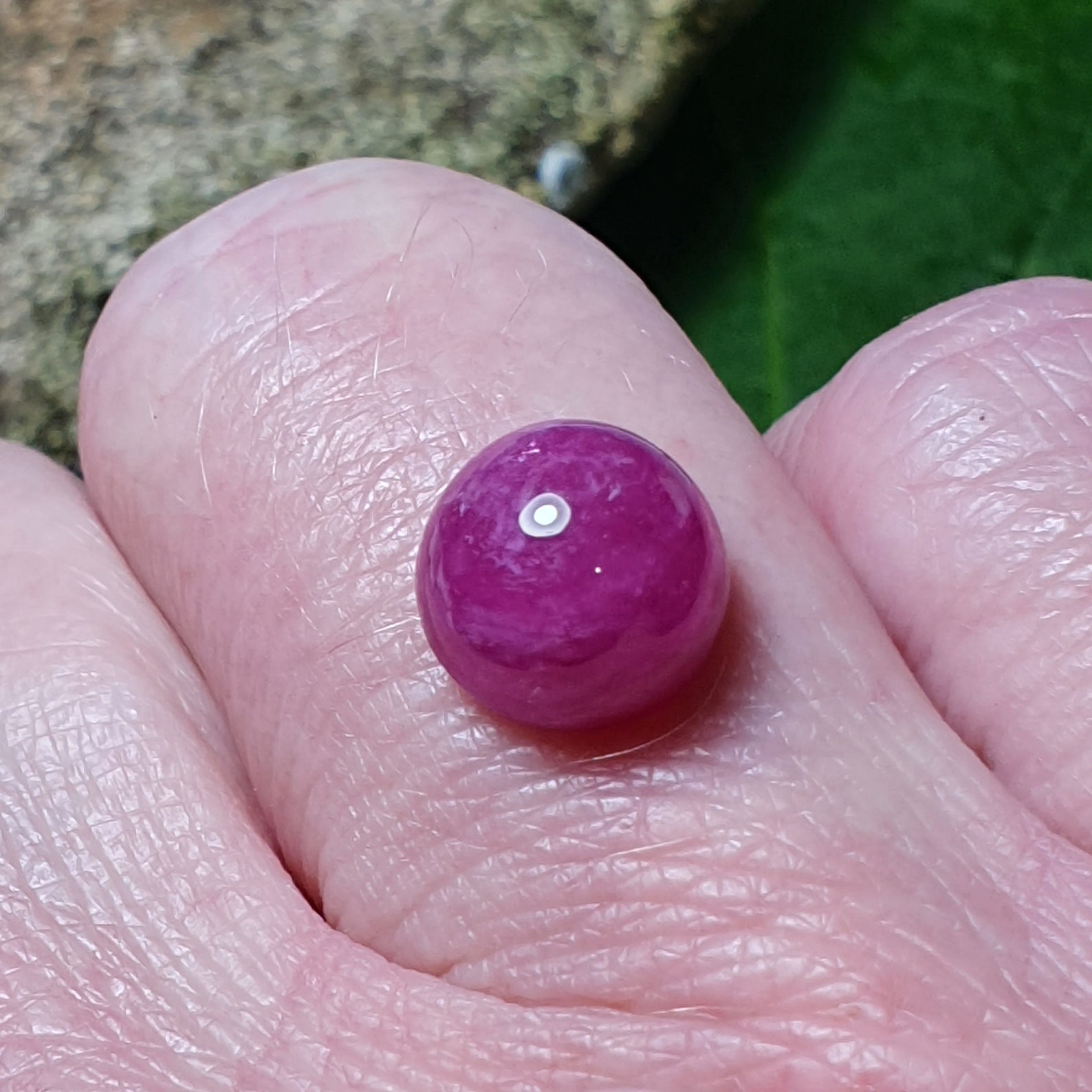 9.2mm 5.6ct Round Ruby Cabochon Mozambique UNHEATED 9.2 by - Etsy UK