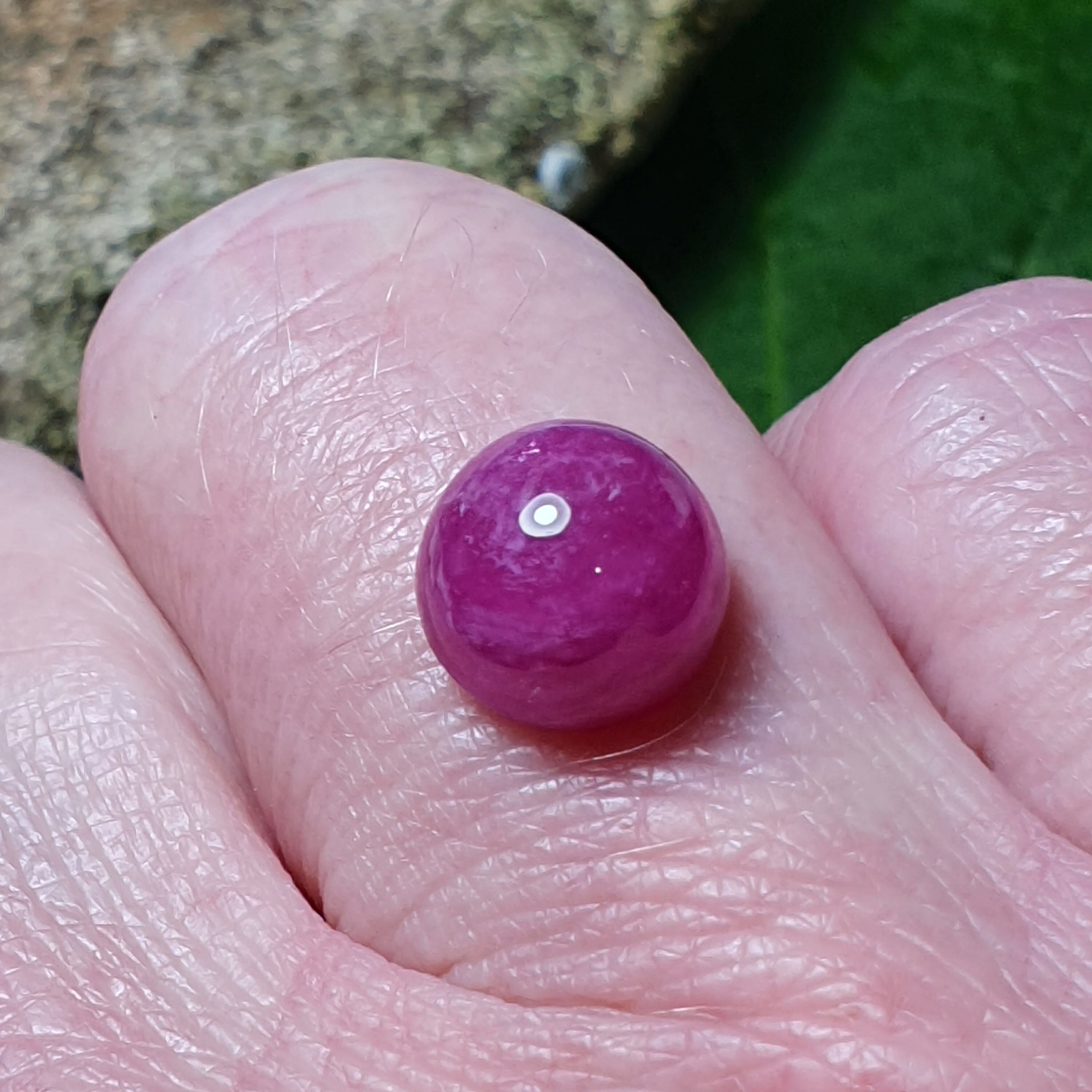9.2mm 5.6ct Round Ruby Cabochon Mozambique UNHEATED 9.2 by - Etsy UK
