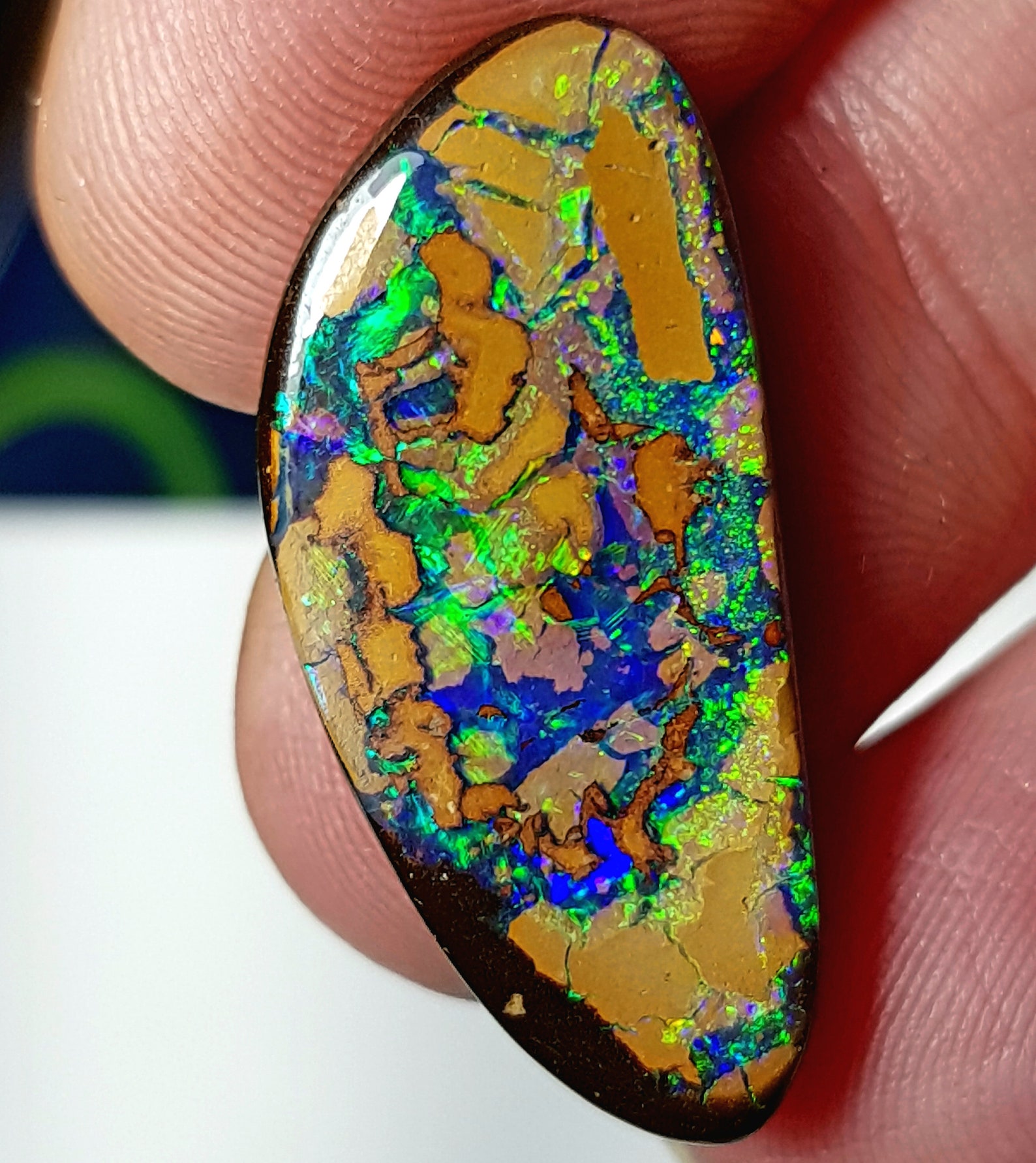 26.9mm Koroit Nut Matrix Opal From the Koroit Mine in - Etsy