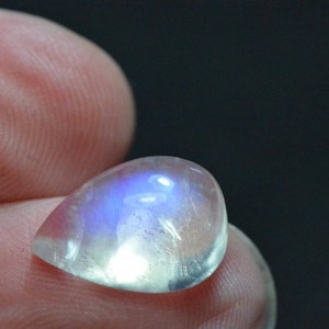 5.95ct 14mm Rainbow Moonstone 14 by 10 by 6mm - Etsy