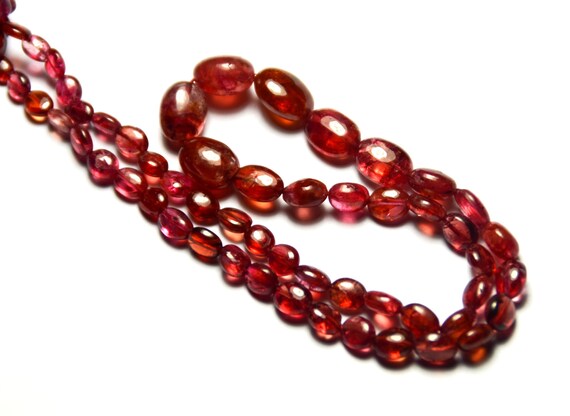 14 3-9mm Burmese SPINEL Raspberry Red beads we suggest | Etsy
