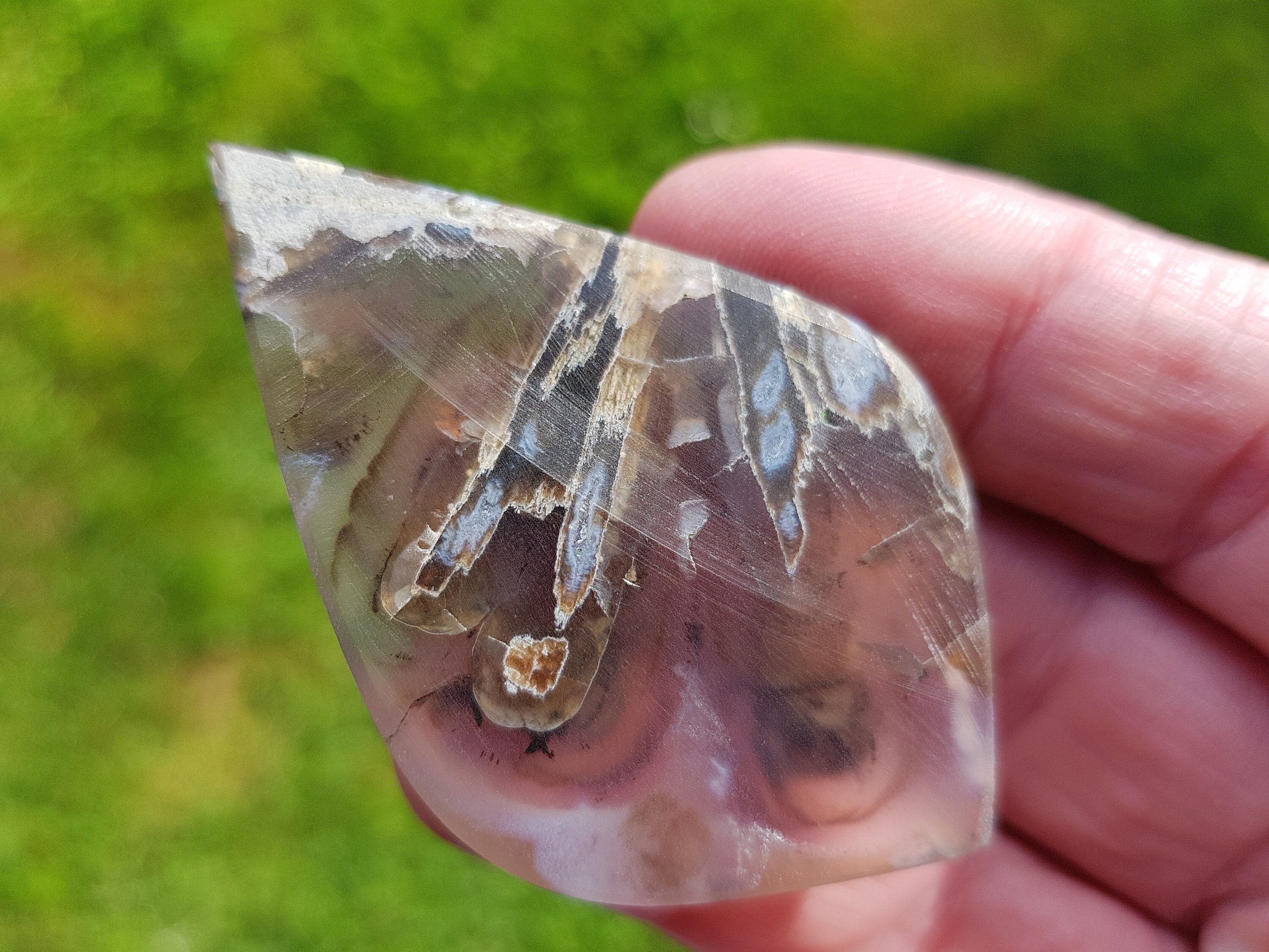 56mm Turkish Stick Agate or Tubular Agate Designer Cabochon 56 | Etsy