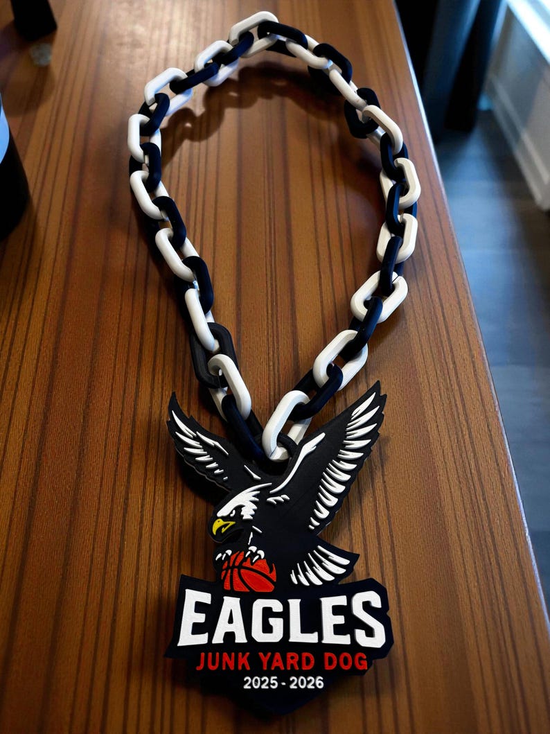 Custom Oversized 3D Printed Sports Chain With Logo – Fan, Team, or ...