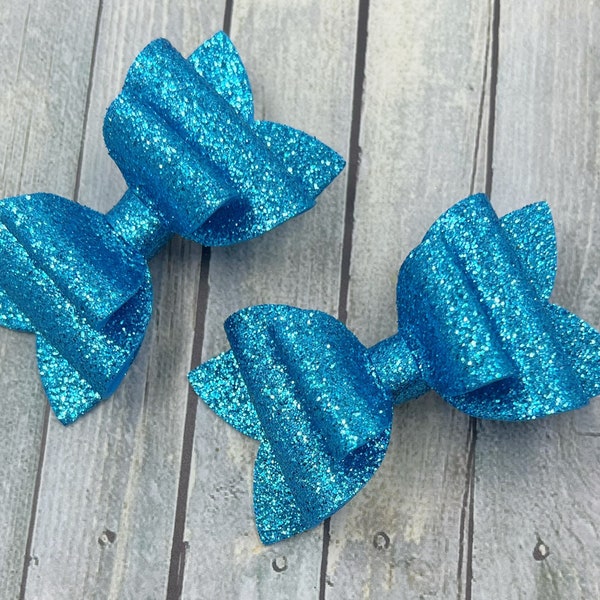 Turquoise Hair Bows - Etsy