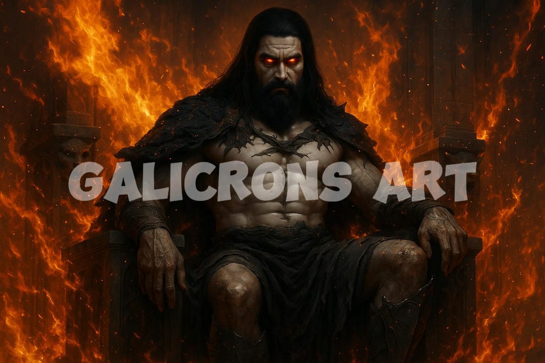 Hades Print: Greek God of the Underworld Mythology - Etsy