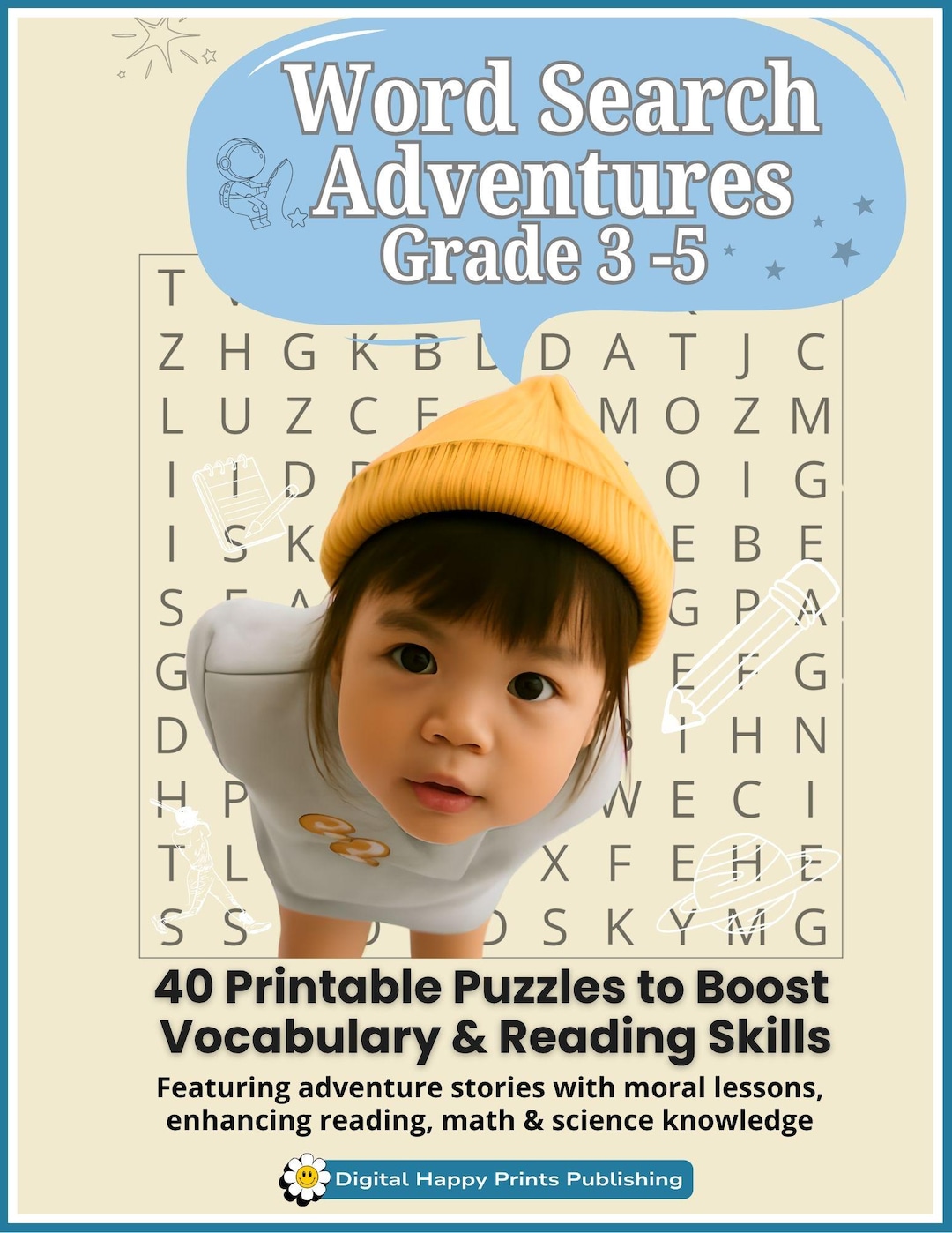 Word Search Adventures for Kids Grades 3 to 5 | 40 Fun Story Puzzles ...