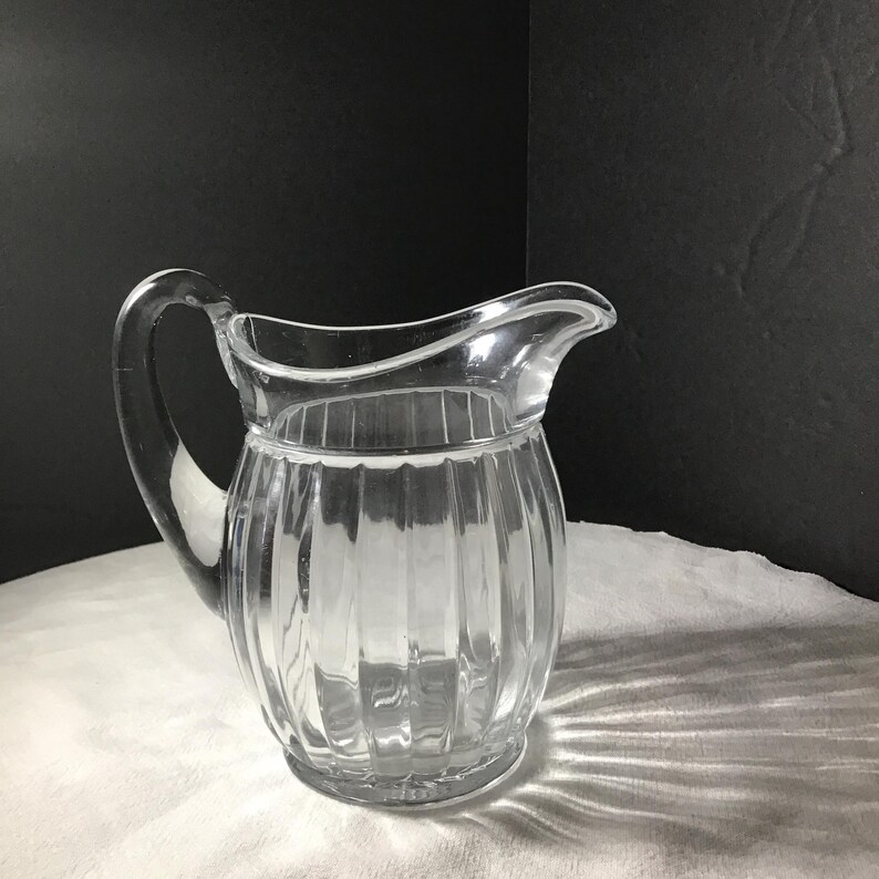 Antique A H Heisey Colonial/puritan 1 Pint Pitcher - Etsy