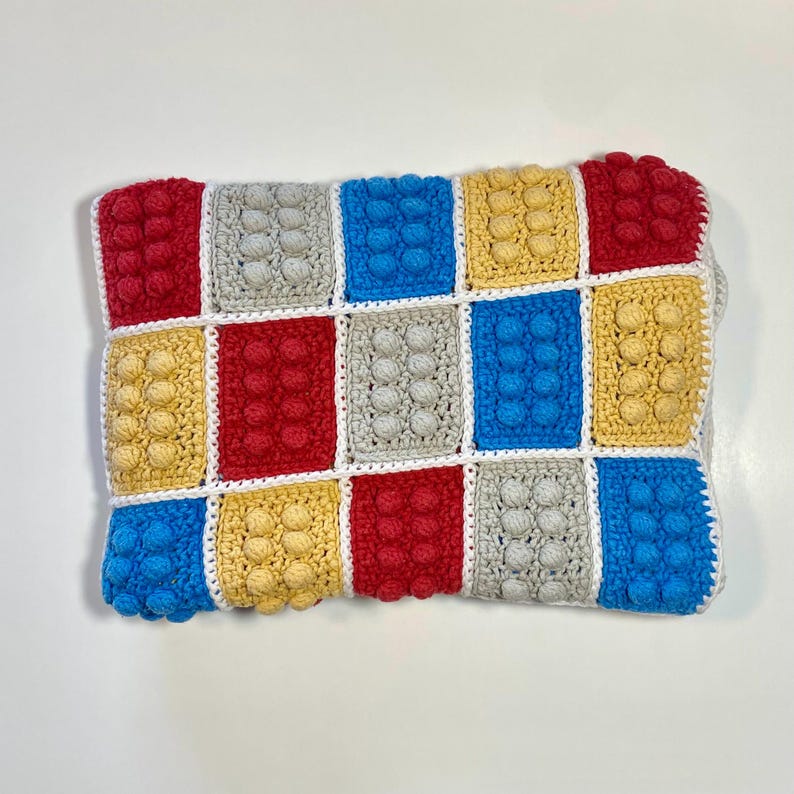 Crochet Building Block Blanket Pattern - Etsy