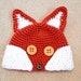 Crochet Fox Beanie Pattern - Etsy