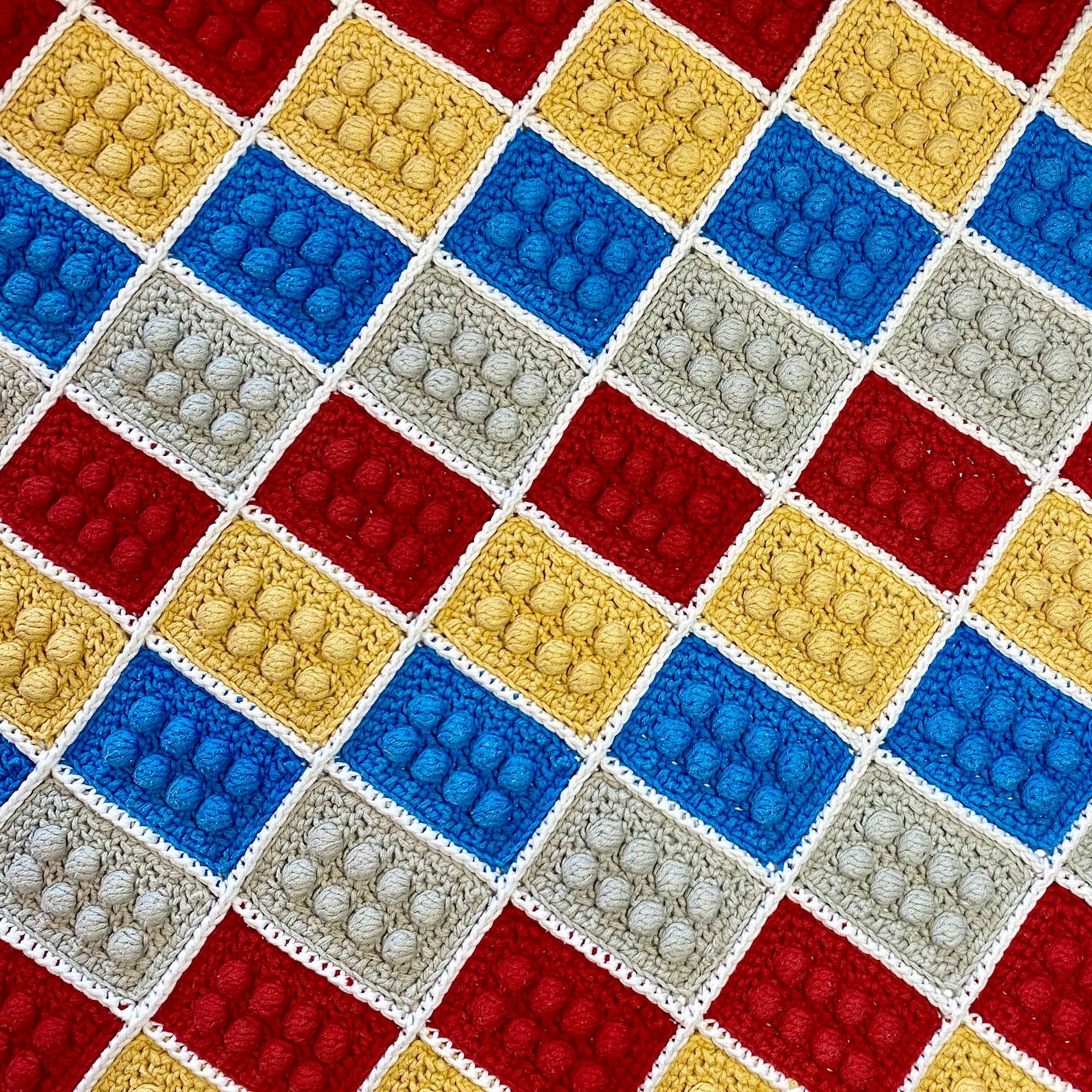 Crochet Building Block Blanket Pattern - Etsy