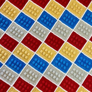 Crochet Building Block Blanket Pattern - Etsy