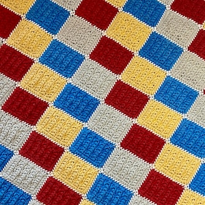 Crochet Building Block Blanket Pattern - Etsy