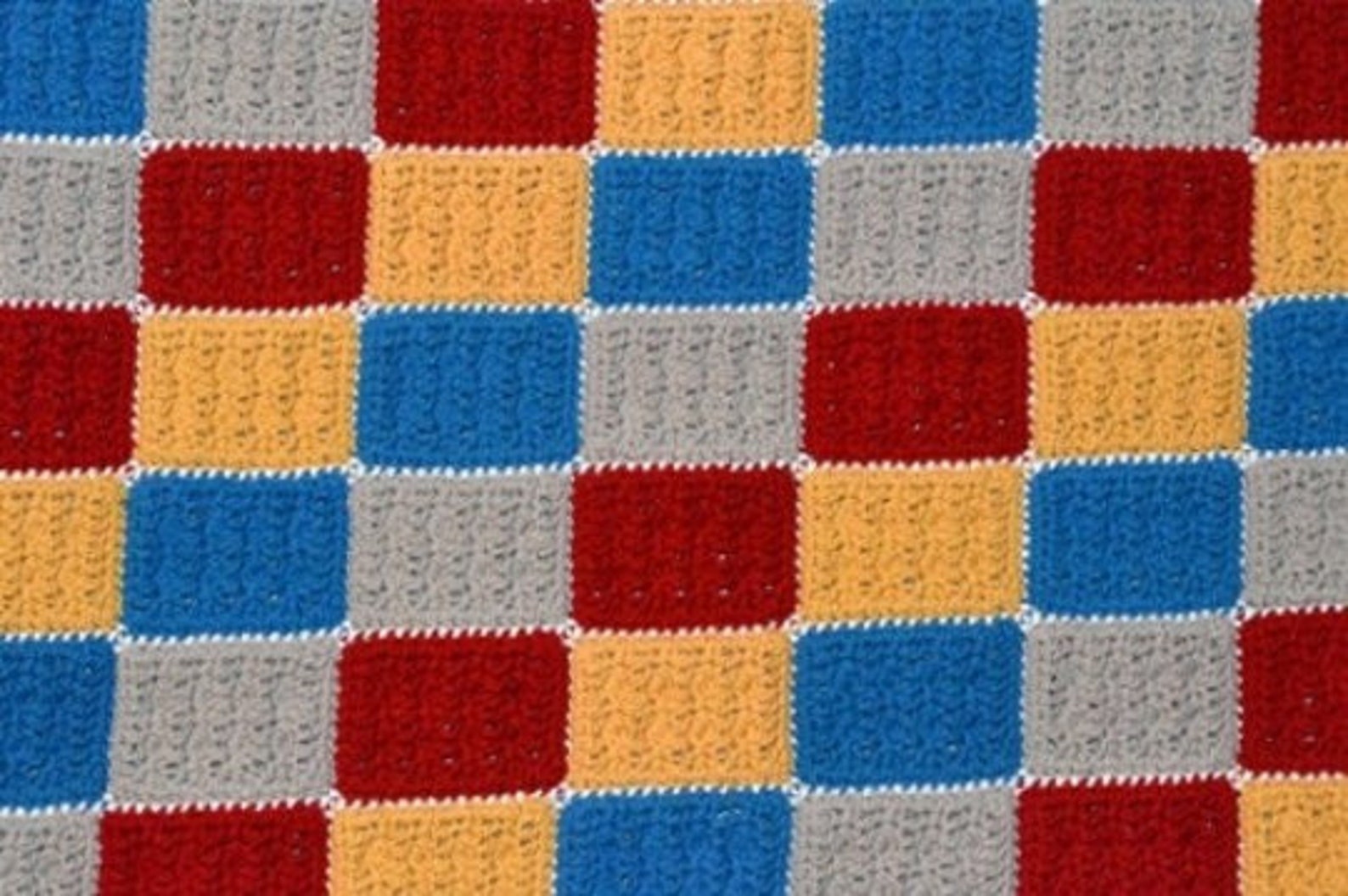 Crochet Building Block Blanket Pattern - Etsy