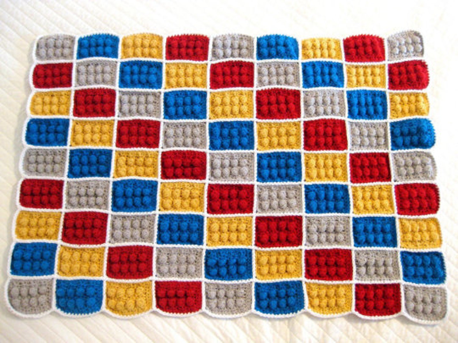Crochet Building Block Blanket Pattern - Etsy