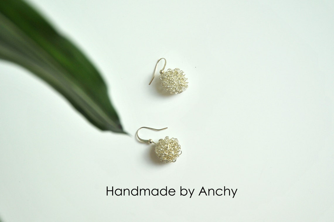 Wire Earrings/dangle Earrings/silver Plated Earrings/wire - Etsy