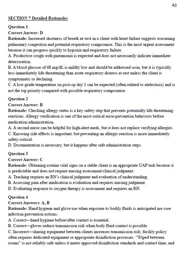 Repeat Test Taker NCLEX-RN Guide and 100 Practice Questions With ...