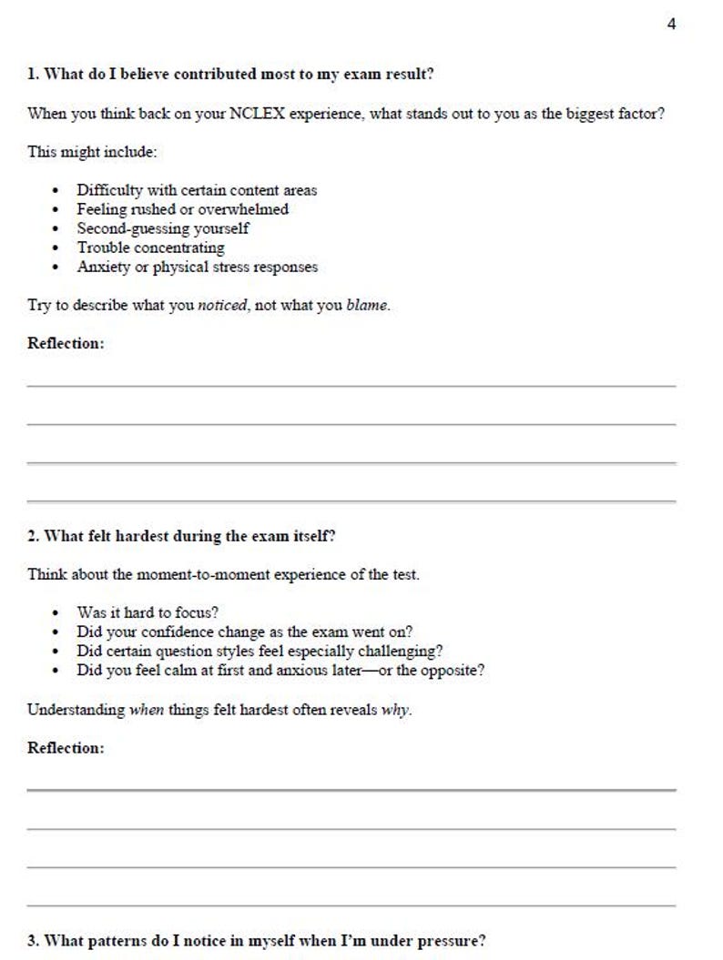 Repeat Test Taker NCLEX-RN Guide and 100 Practice Questions With ...