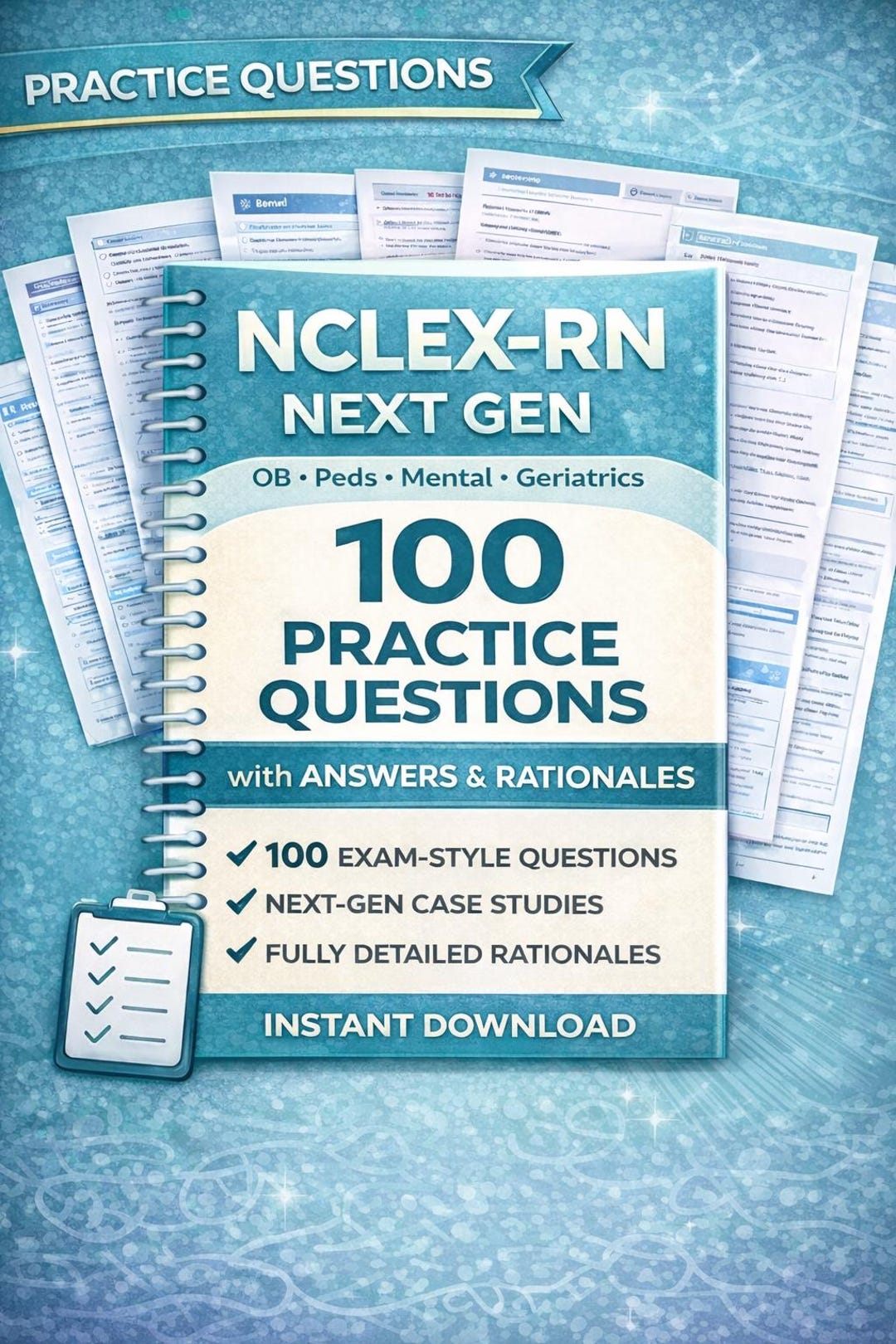 NCLEX RN 100 Next-gen Style Questions (instant Download) - Etsy