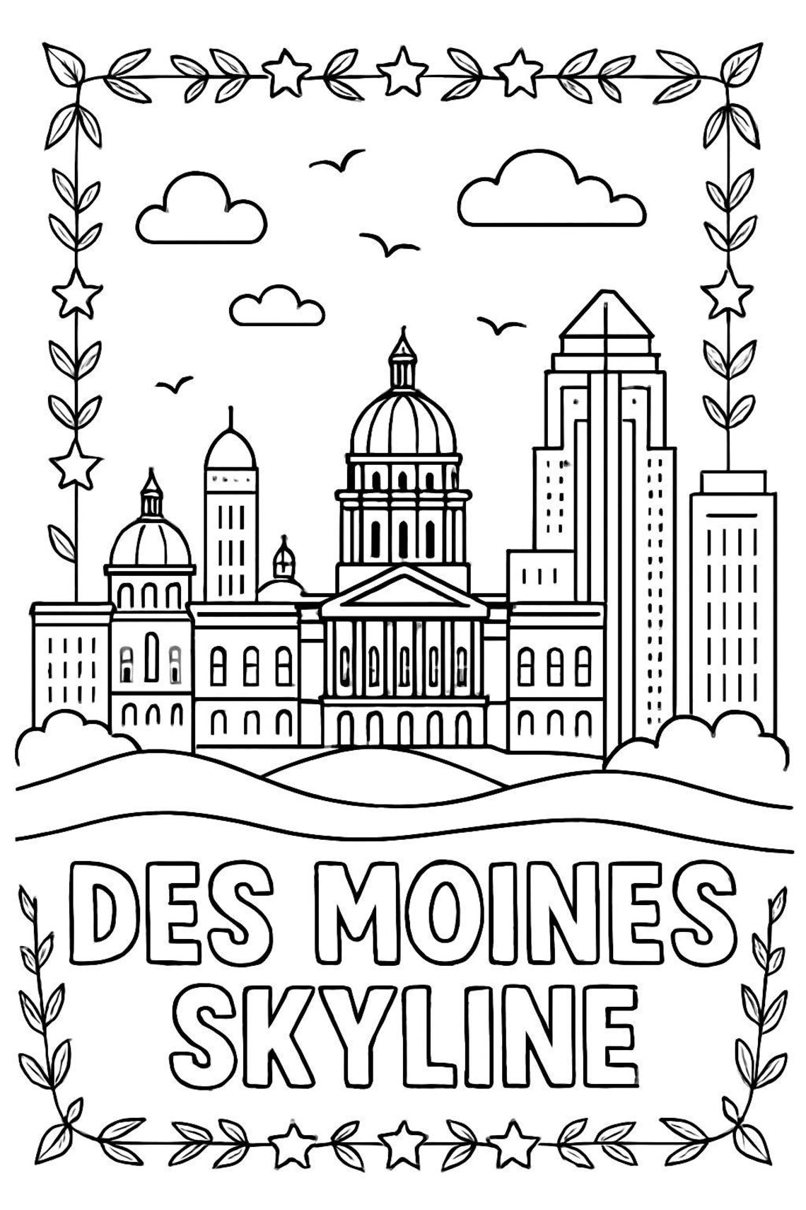 Midwest Landmarks Coloring Book – Easy Therapeutic Coloring for Seniors ...
