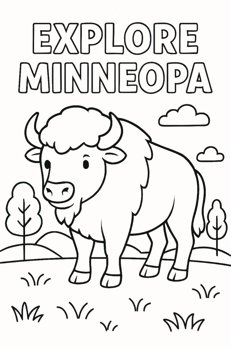 Midwest Landmarks Coloring Book – Easy Therapeutic Coloring for Seniors ...