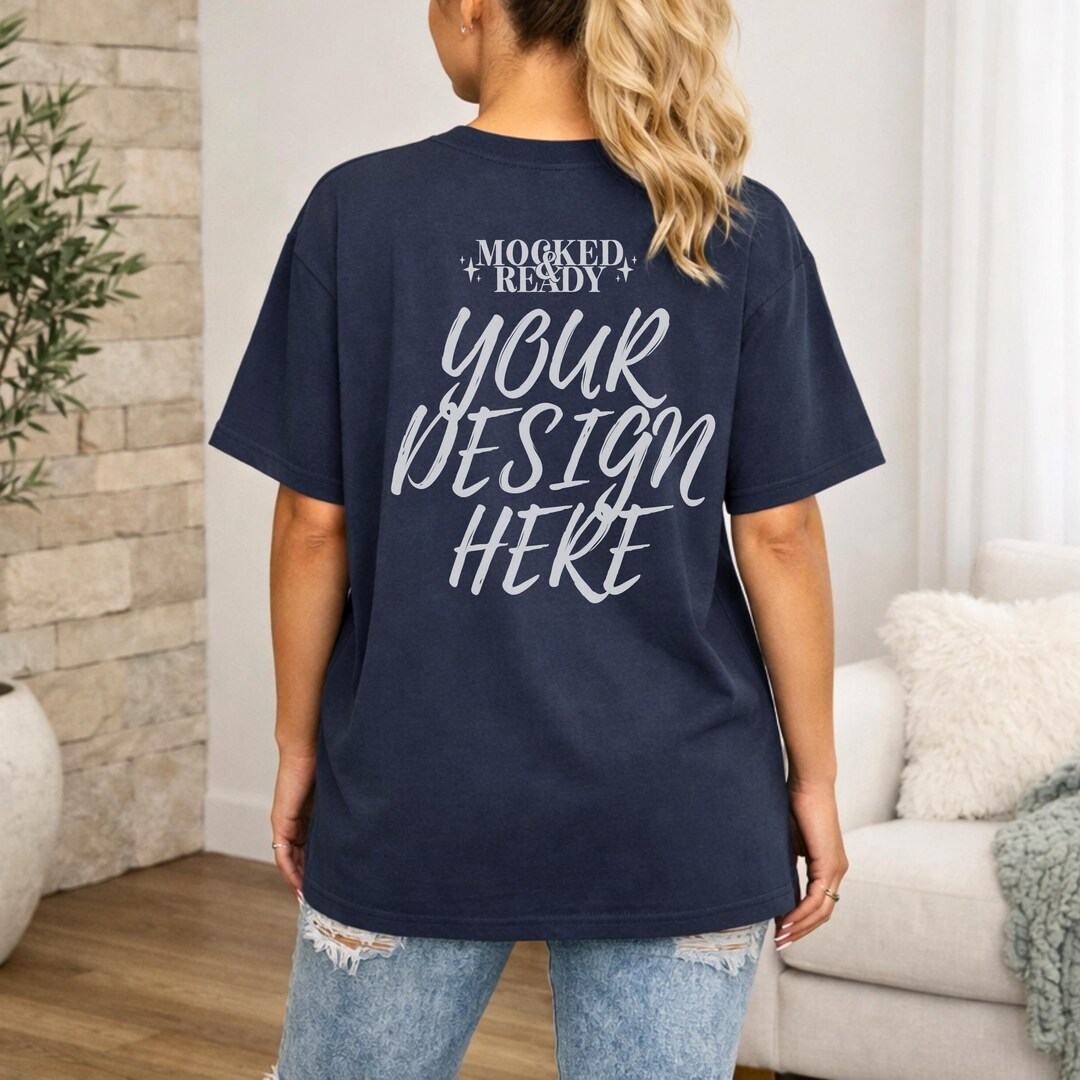 Midnight Comfort Colors 1717 Mockup | CC1717 Shirt Mockup | Comfort ...