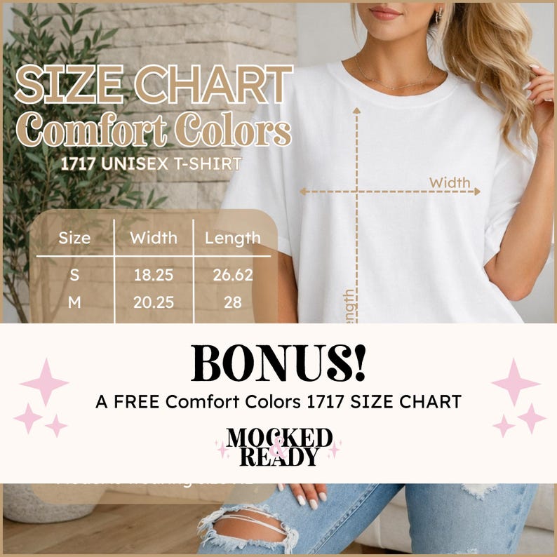 Comfort Colors 1717 Mockup Bundle | CC1717 All Colors Oversized Shirt ...