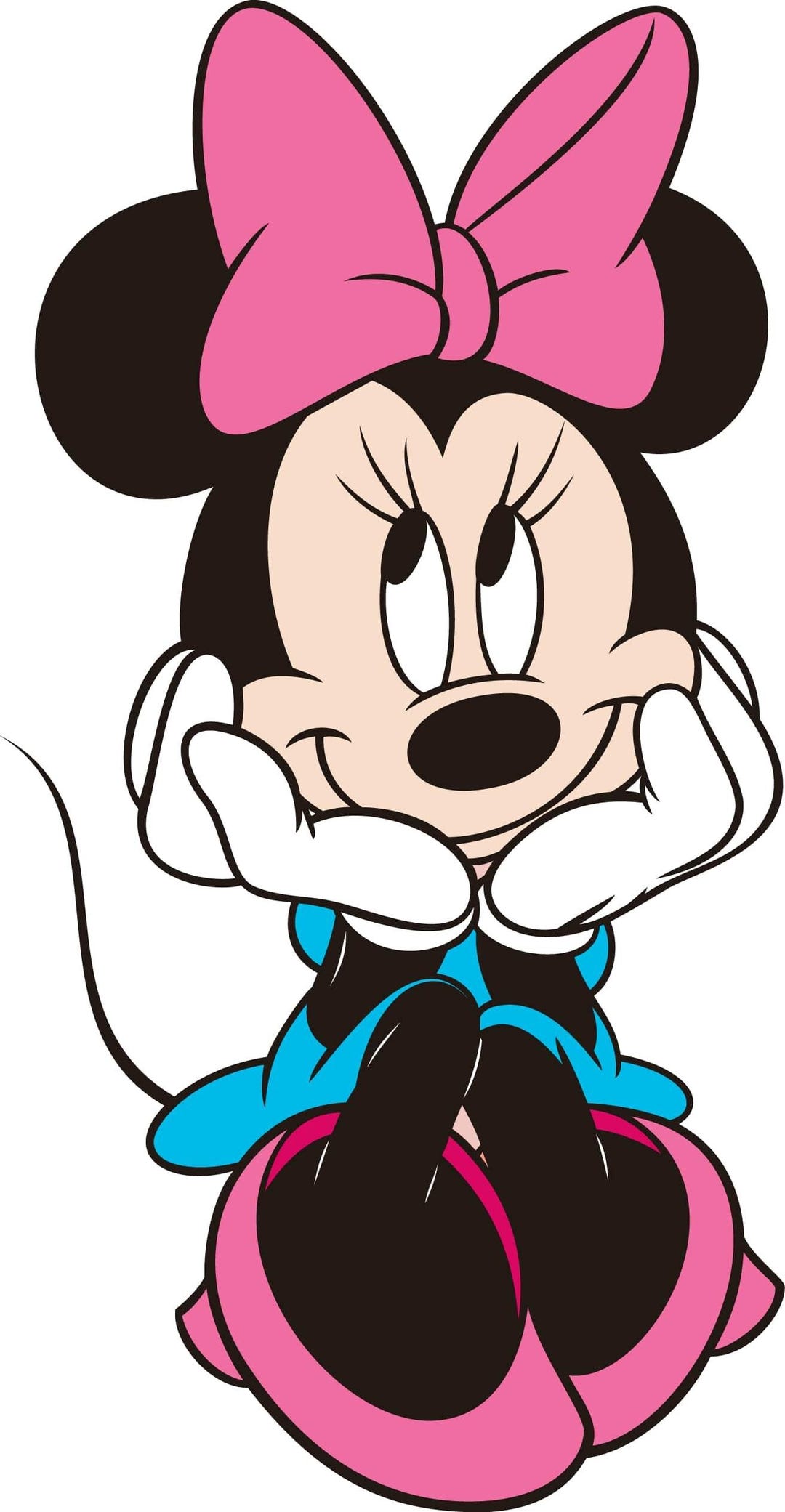Minnie Mouse Die Cut Color Vinyl Sticker - Pick Your Size - Etsy