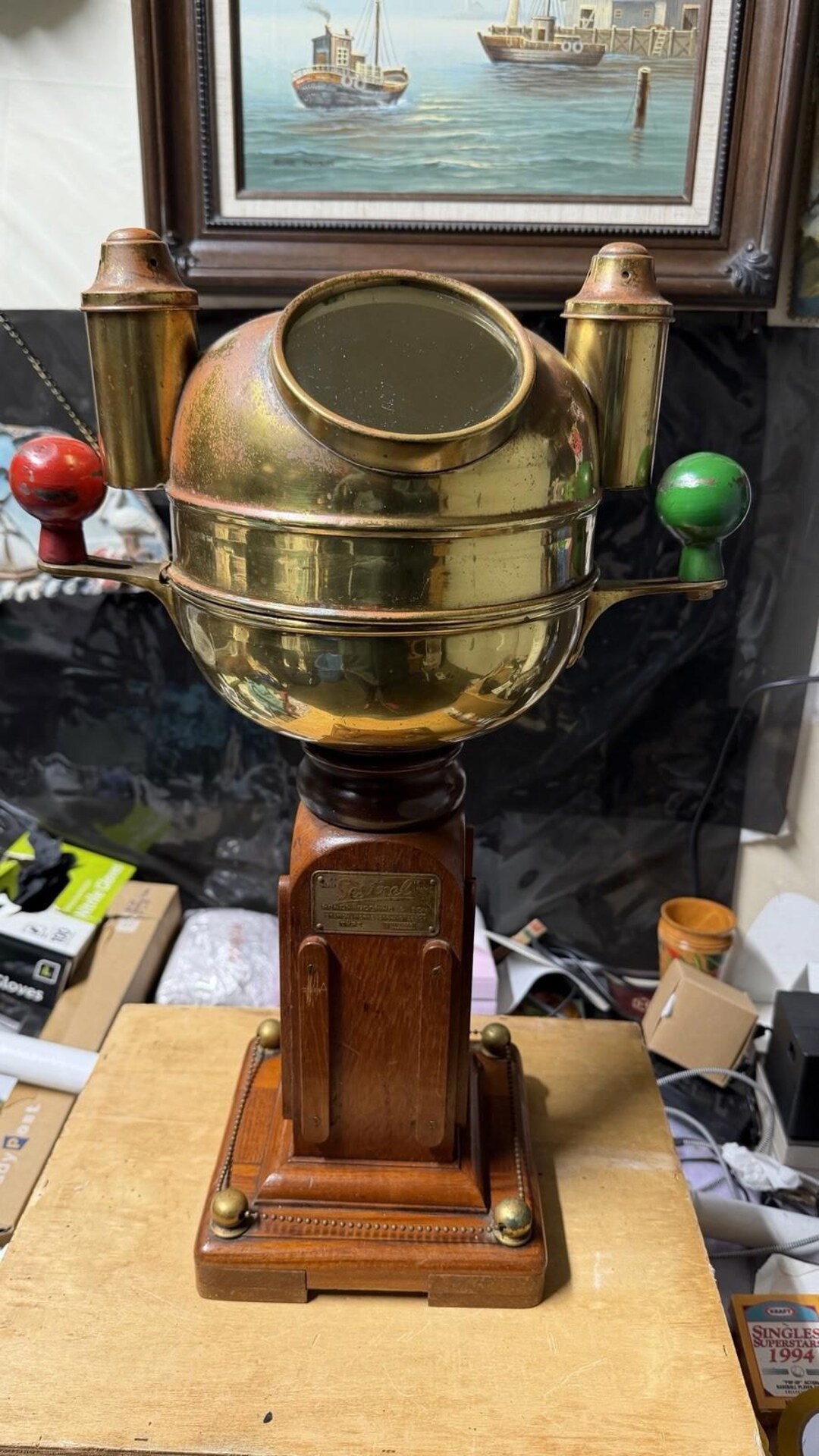 Antique Sestrel Marine Ship Binnacle - Henry Browne & Son (UK) - Etsy