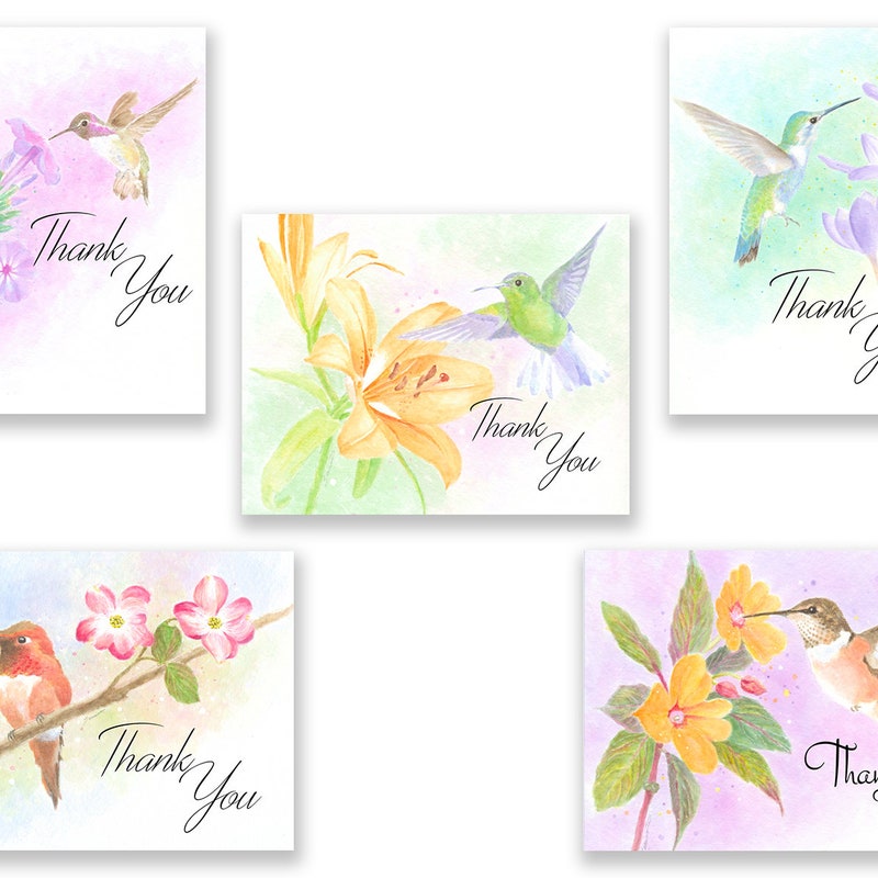 Bird Thank You - Etsy