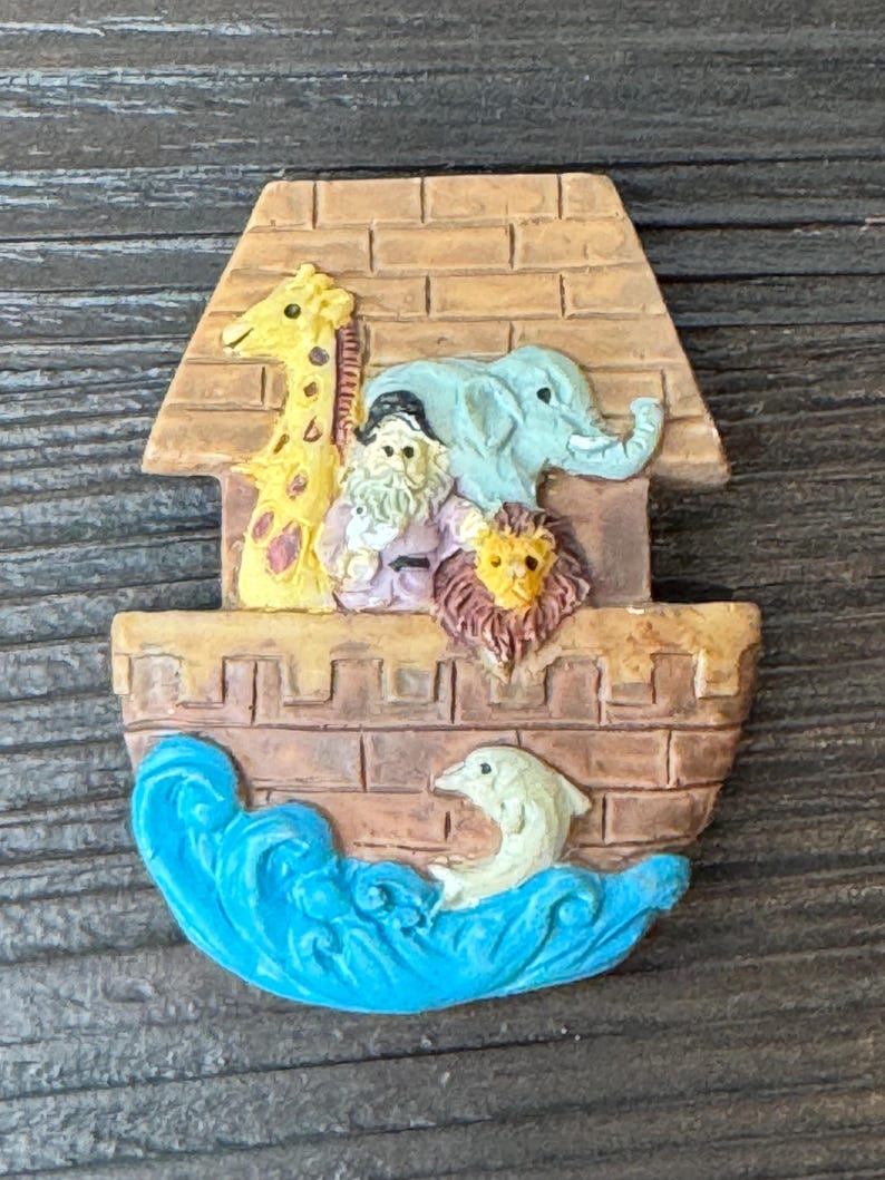 Vintage Noah’s Ark Refrigerator Magnets - Etsy