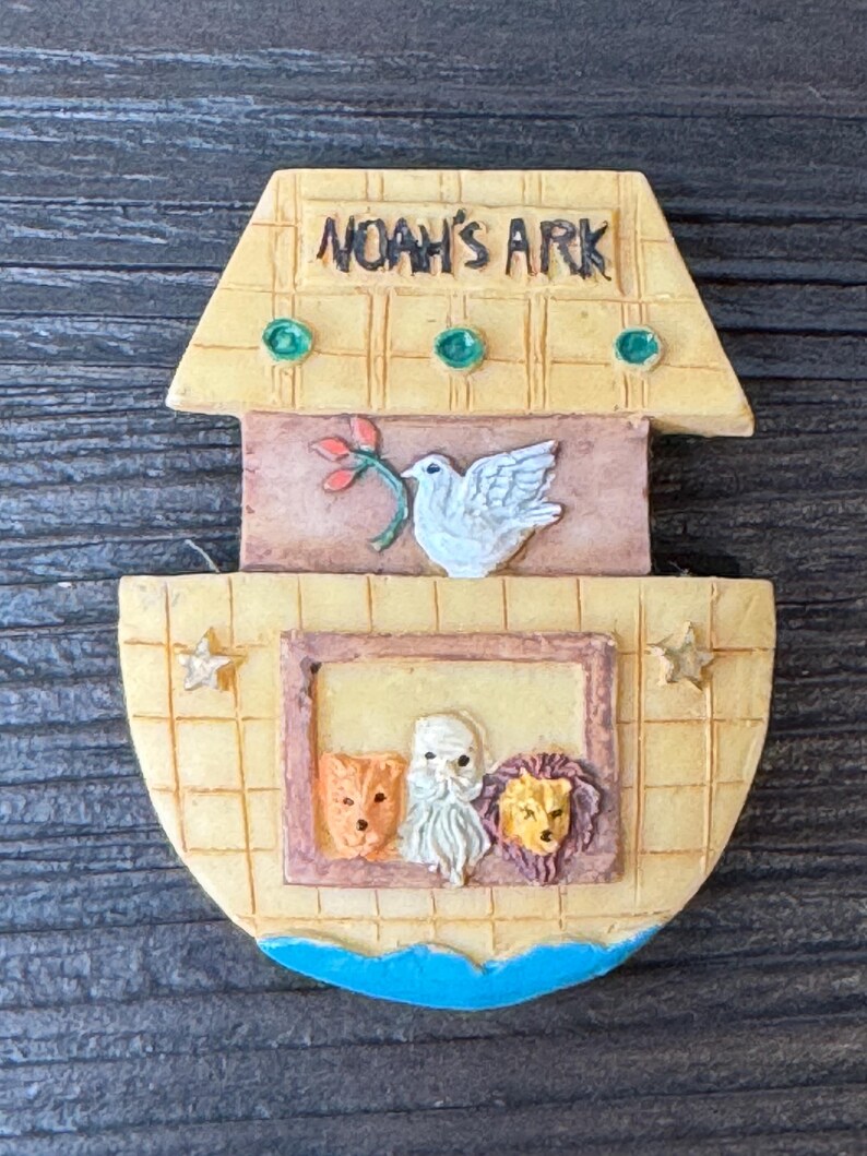 Vintage Noah’s Ark Refrigerator Magnets - Etsy