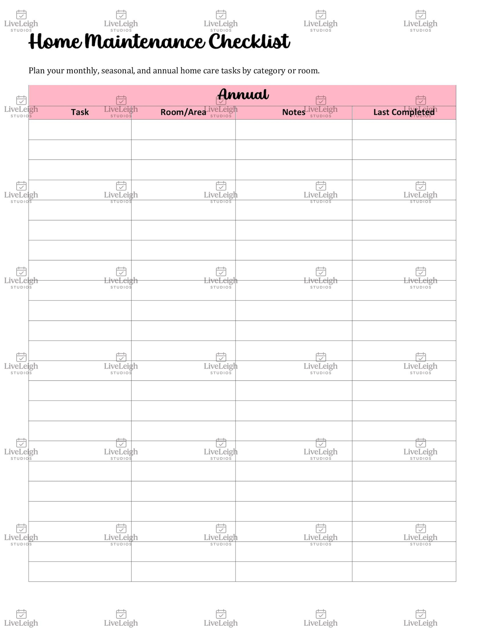 Life Organizer Starter Pack – Printable Planner Bundle | Home Binder ...